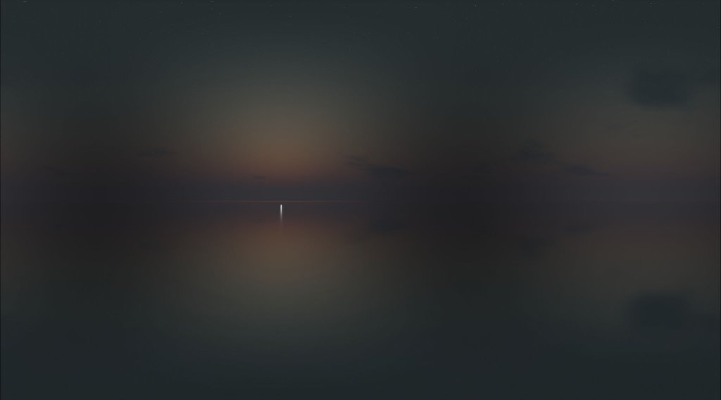 Dark Sunset Minimal HDRI | Water Environments HDRis | BlenderKit