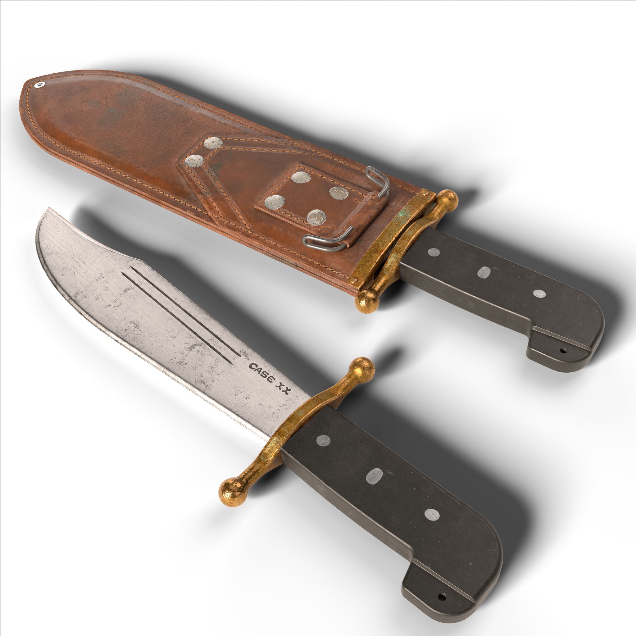 Case marine corps bowie v44 | Historical Weapons models | BlenderKit