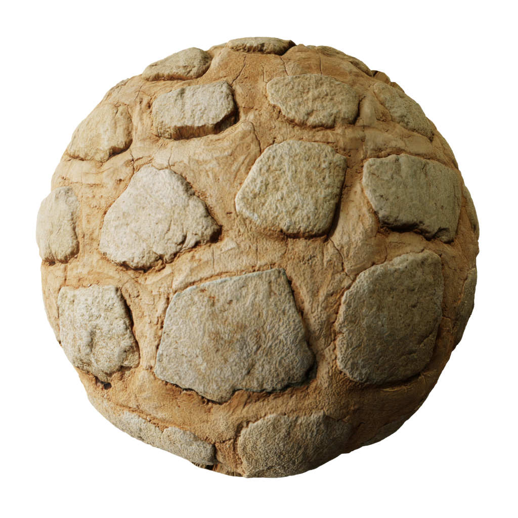 Mud Stone Wall | FREE stone materials | BlenderKit