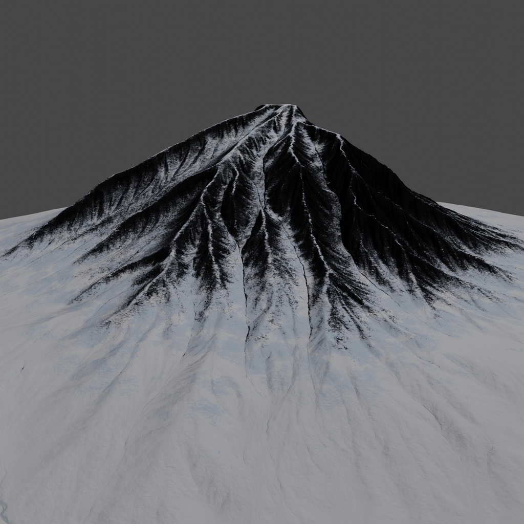 Mountain Landscape Terrain 1 | FREE Terrains models | BlenderKit