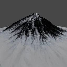 Mountain Landscape Terrain 1 | Terrains models | BlenderKit