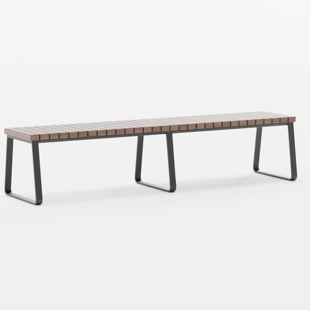 Bench 18 | Architecture models | BlenderKit