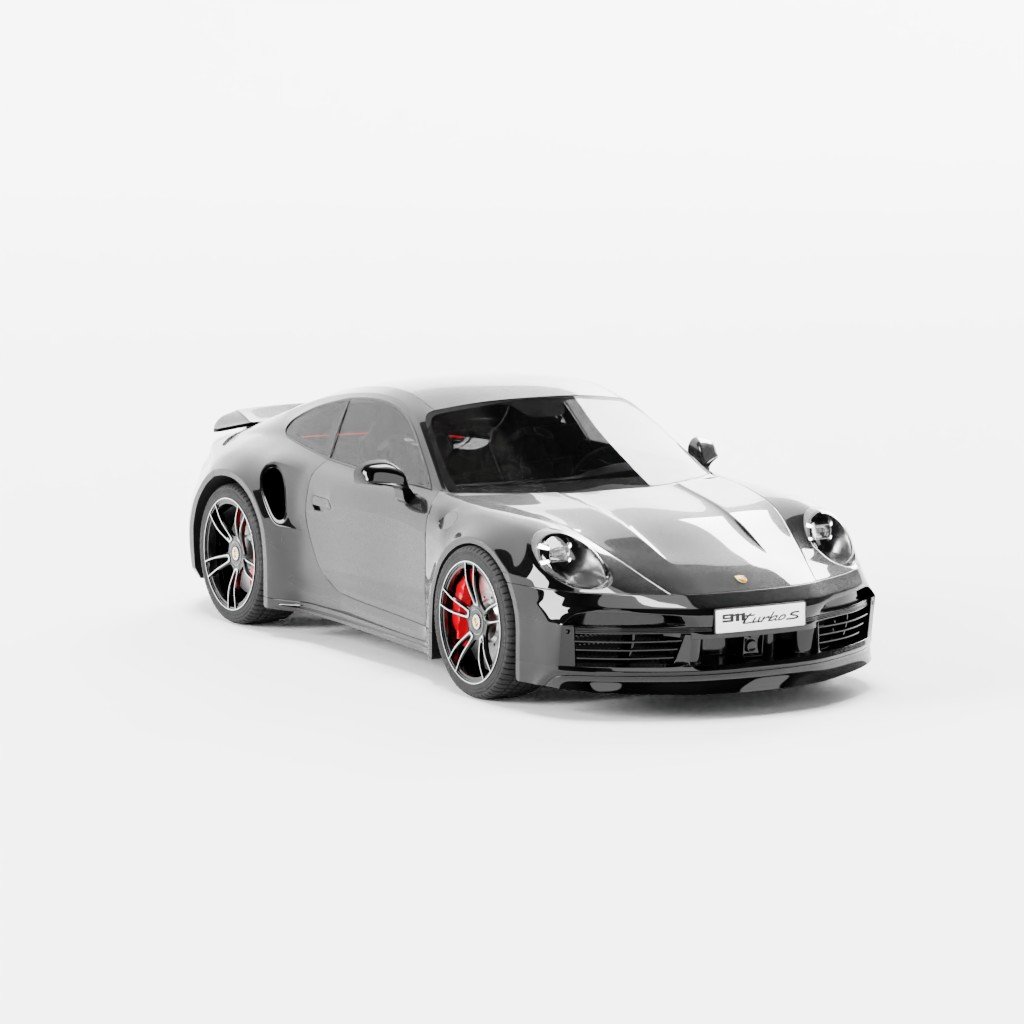 Porsche 911 turbo s 992 2021 | FREE Race Cars models | Blendkit