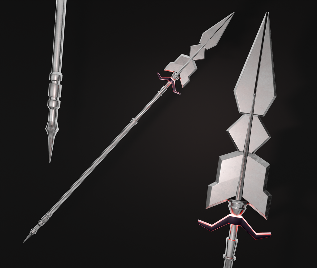 Scifi spear | Sci-Fi Weapons models | BlenderKit