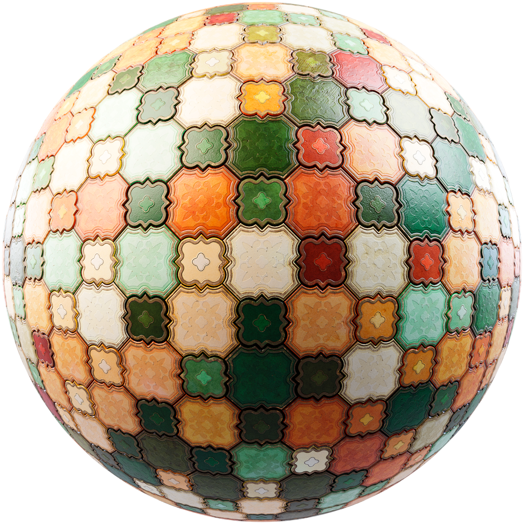 BlenderKit | Download the FREE Green tiles material