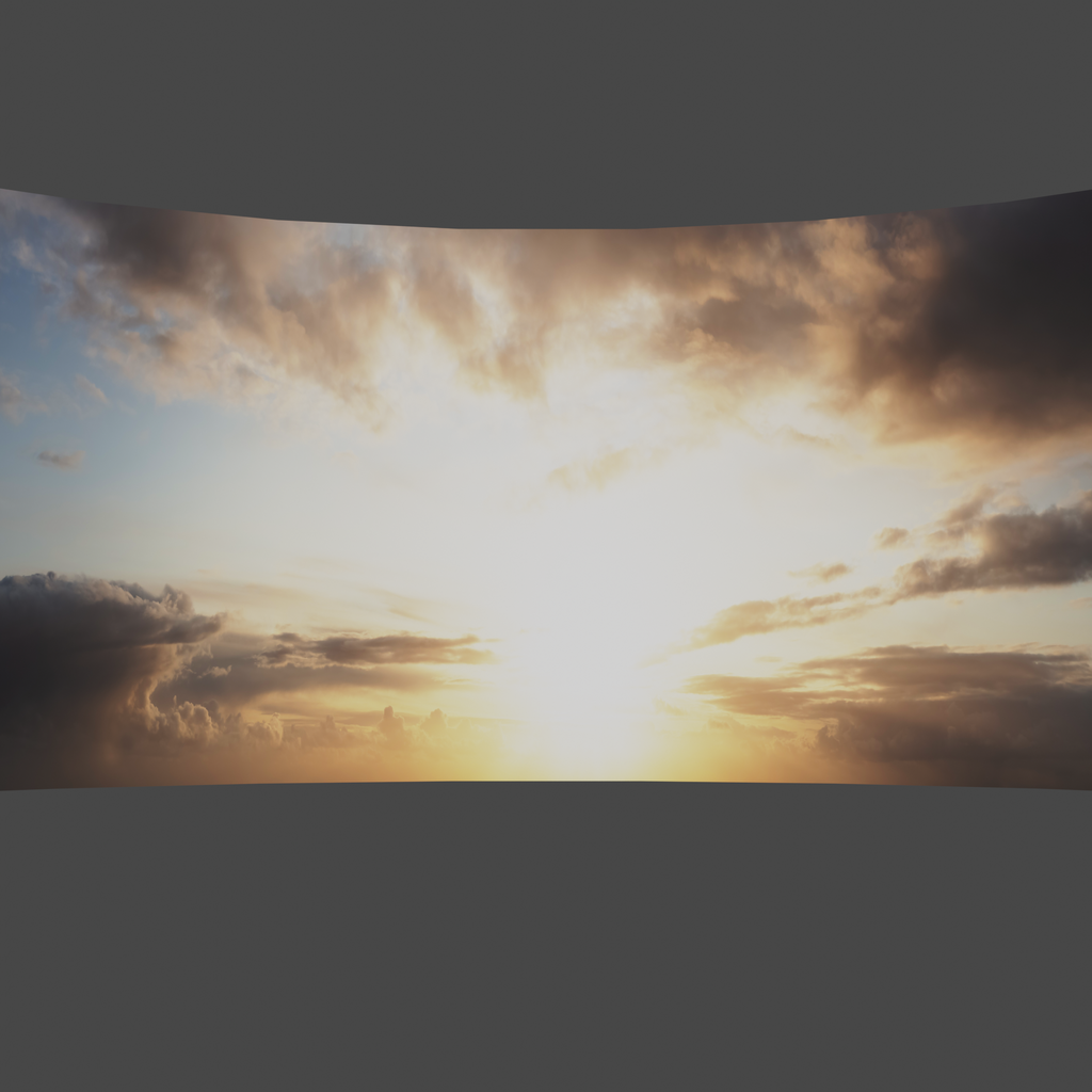 Dramatic Sunset Sky Backdrop 1 | Clouds models | BlenderKit