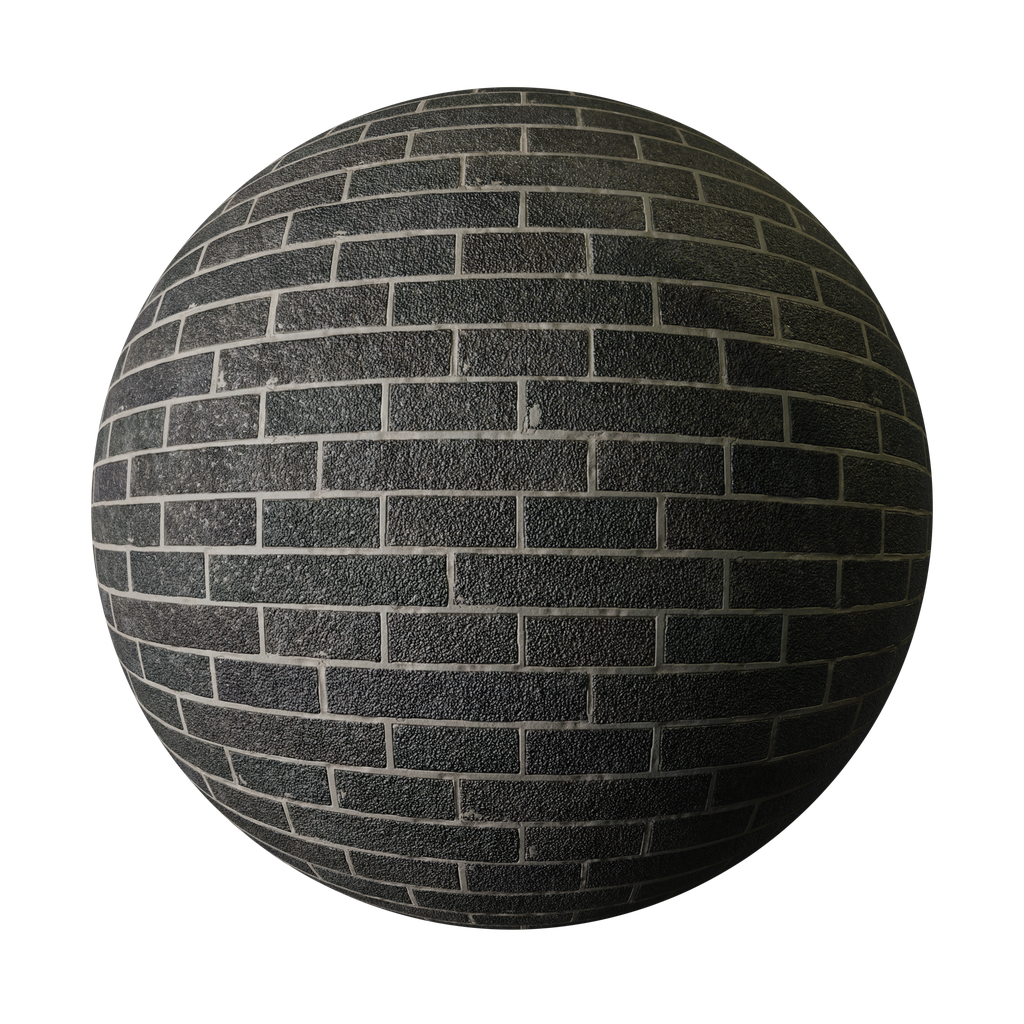 Dark Brick Wall Texture | FREE bricks materials | BlenderKit