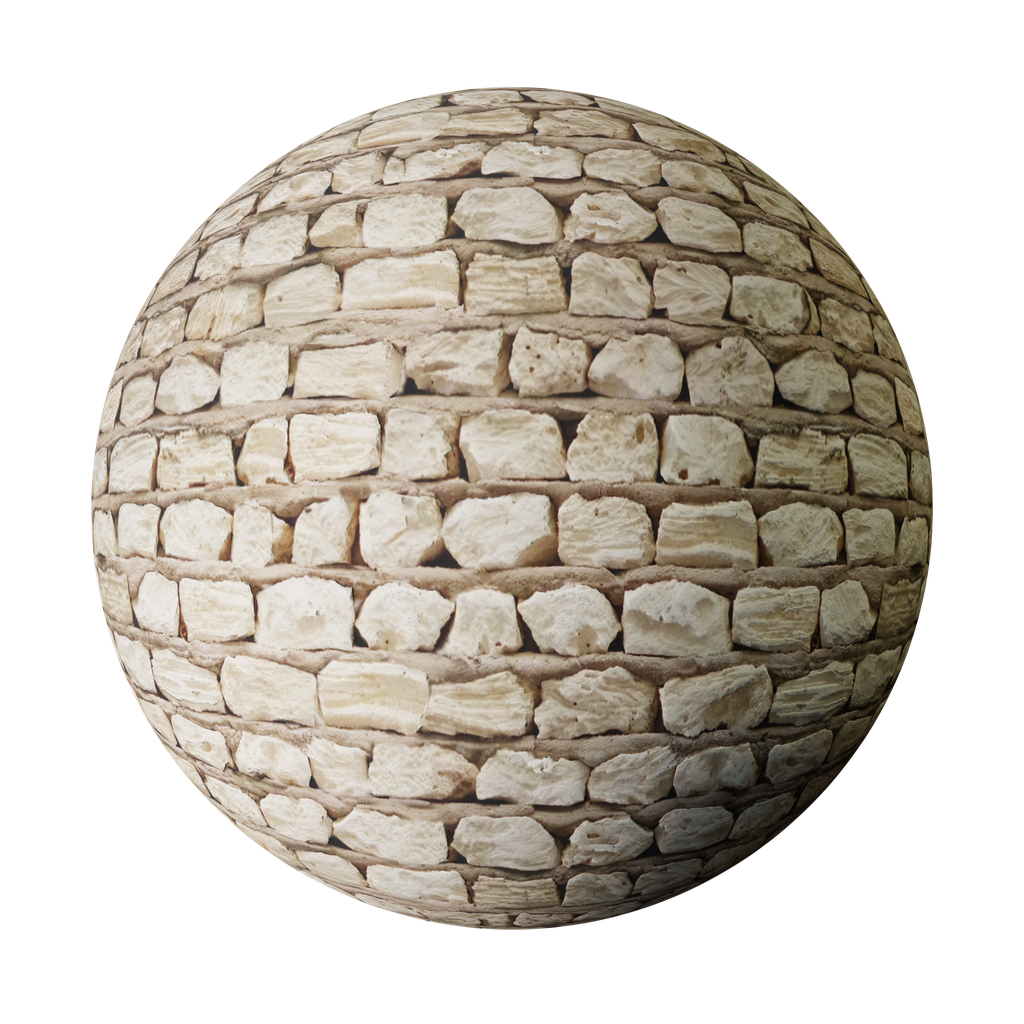 Maldivian Coral Brick Wall Texture | FREE bricks materials | BlenderKit