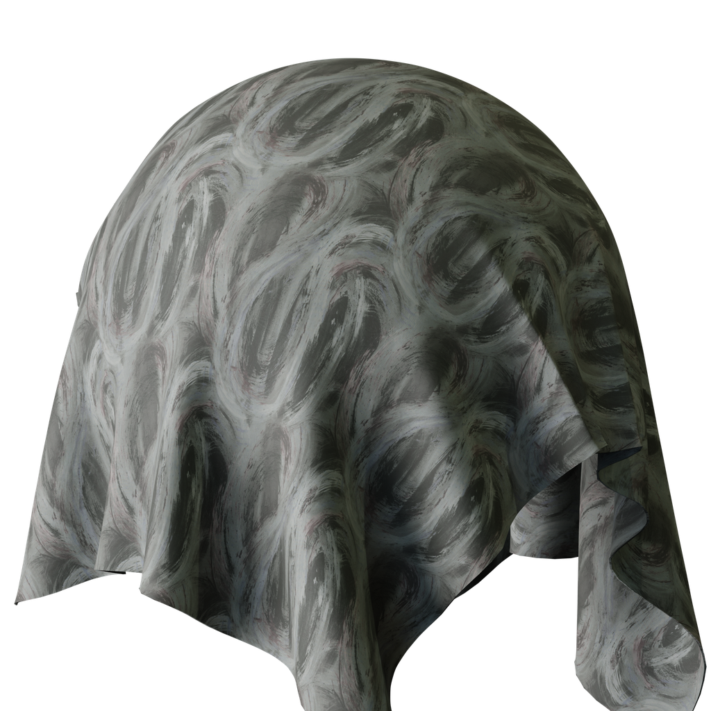 Graphical Grey Sheer | FREE Sheer Fabric 3D Materials materials ...