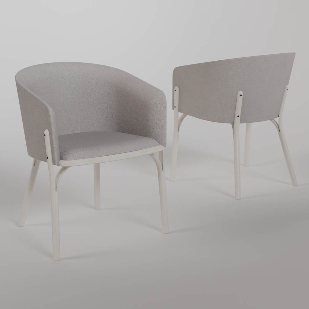 Split Armchair S110 | Armchairs models | BlenderKit