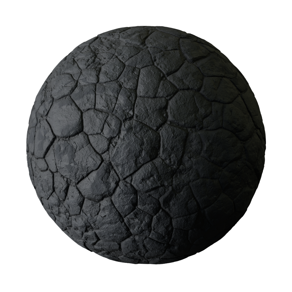 BlenderKit | Download the FREE Dark Basalt Stone Pavement material