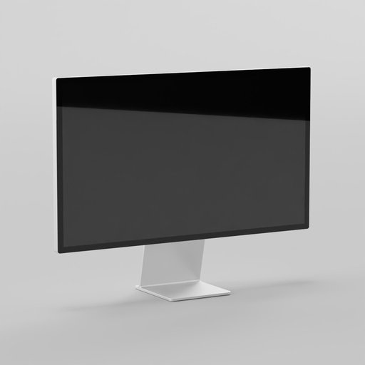 Dual monitor stand with monitors | FREE Monitors models | BlenderKit