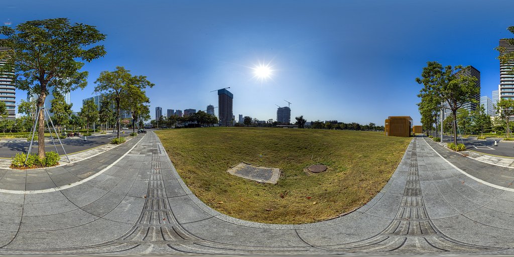 Pedestrian walkway | Cityscapes HDRis | BlenderKit