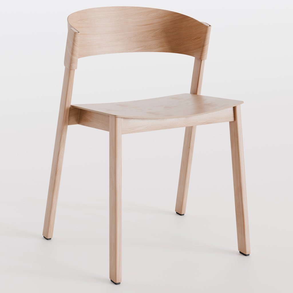 Muuto CoverSide Chair | Sitting Chairs models | BlenderKit