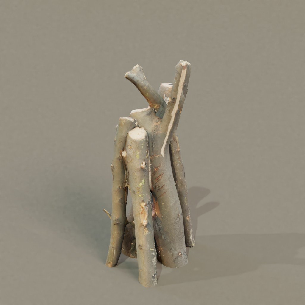 Log Bundel | FREE Trees models | BlenderKit