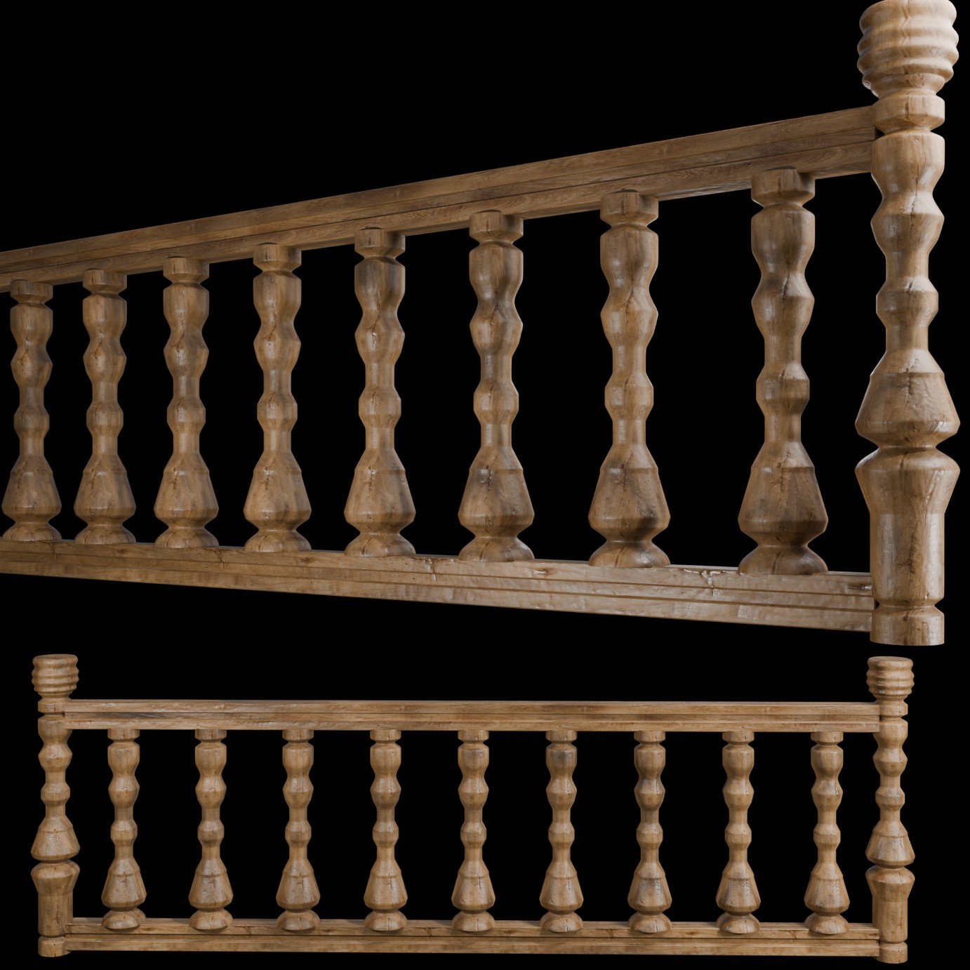 Wood Fence | Architecture models | BlenderKit