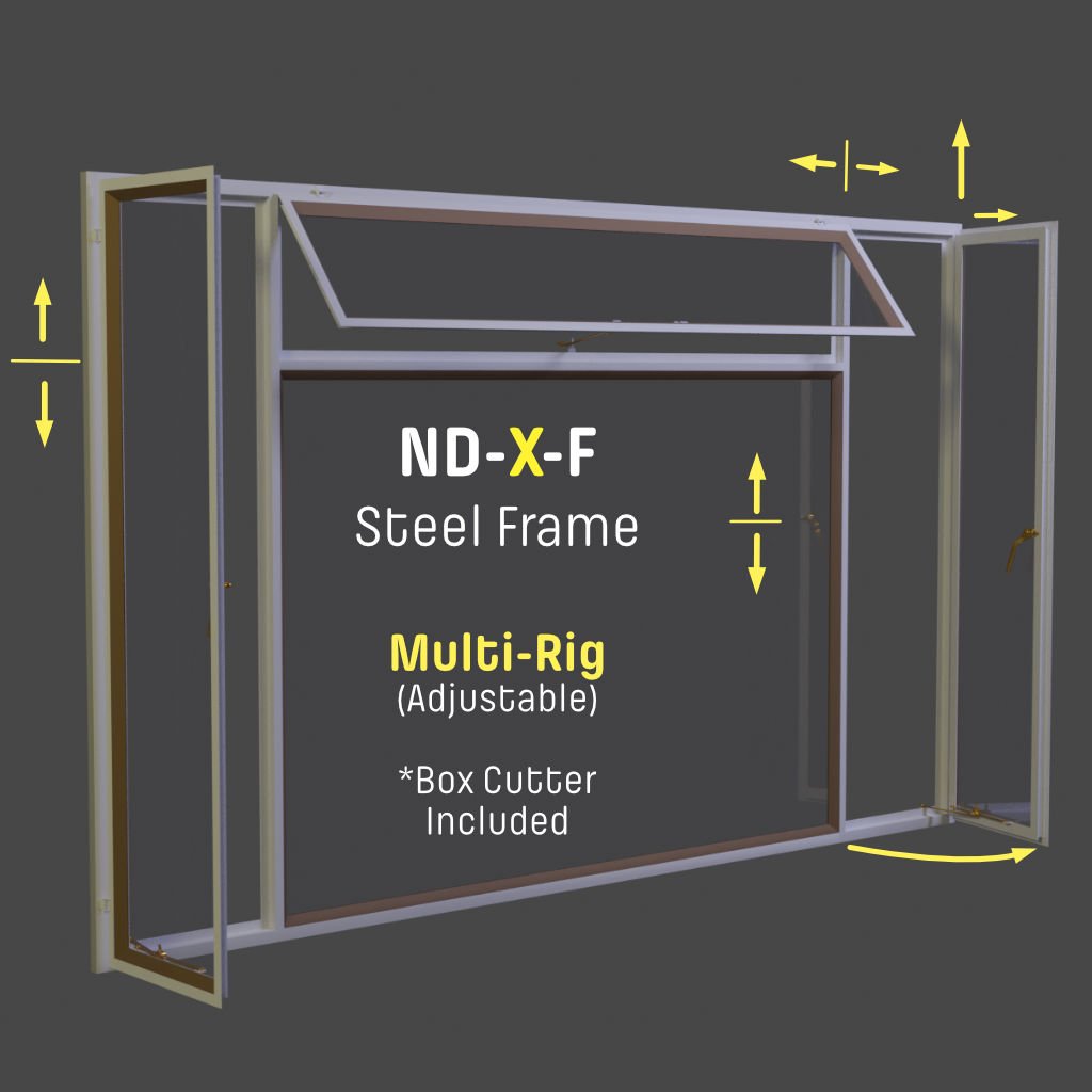 Single hung window | FREE 3D Window models | BlenderKit