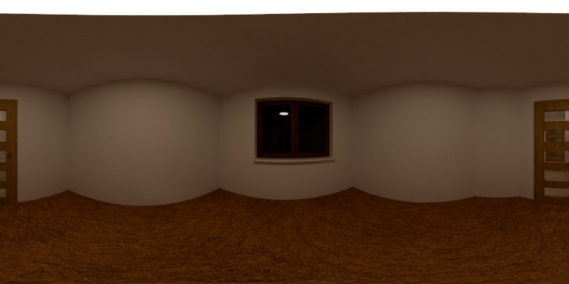 Empty Room Night | Interiors HDRis | BlenderKit