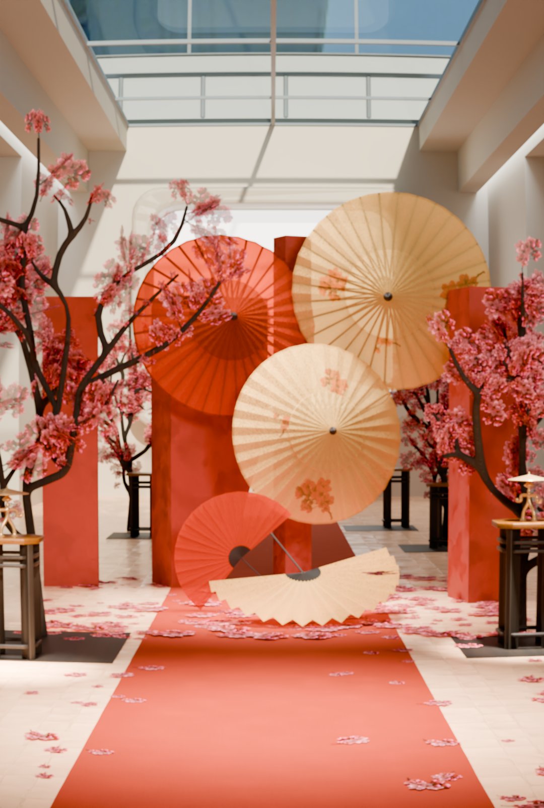 Backdrop | Tet / Lunar New Year | Scene | Interior scenes | BlenderKit