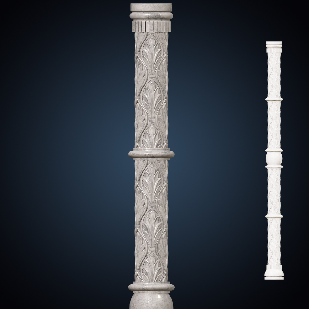 Trim Column | Architectural Structures models | BlenderKit