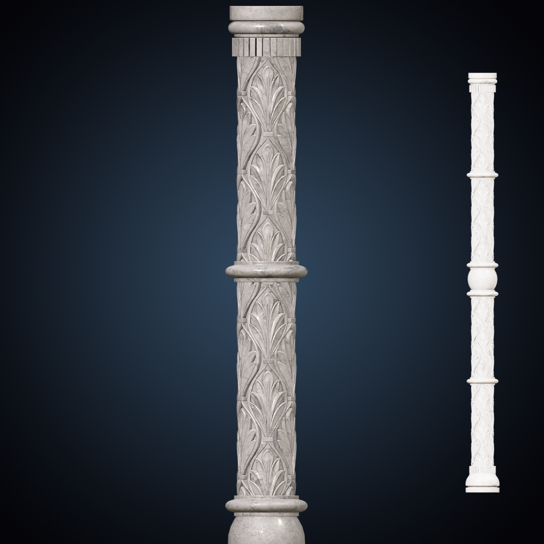 Trim Column | Architectural Structures models | BlenderKit