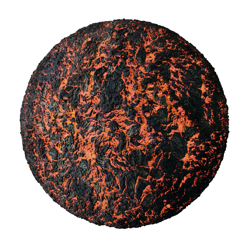Lava | FREE rock materials | BlenderKit