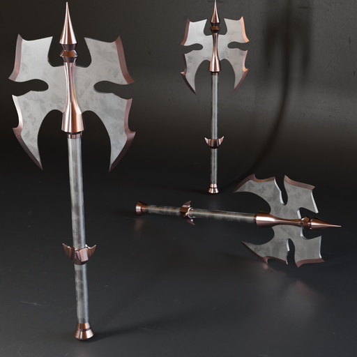 MK Axe lowpoly-025 | Historical Weapons models | BlenderKit