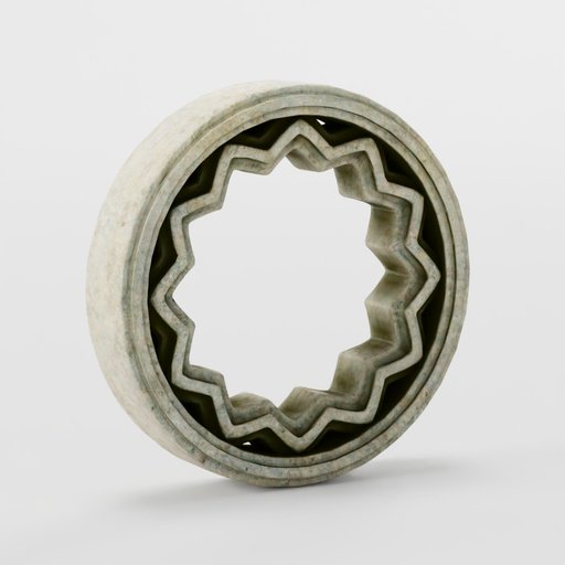 Stone Carving - Mandala Window | Molding / Carving models | BlenderKit