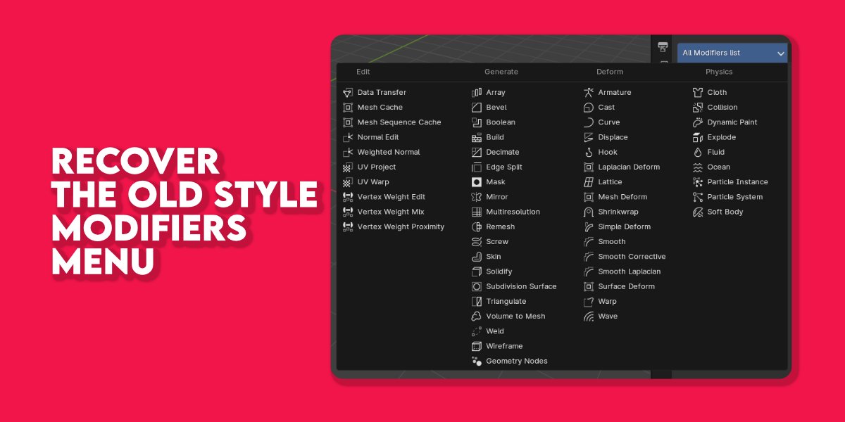 Modifiers Toolbox | BlenderKit