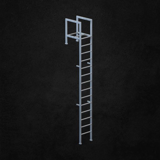 Exterior ladder | Stairs models | BlenderKit