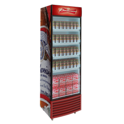 Budweiser refrigerator | Restaurant / Bar models | BlenderKit