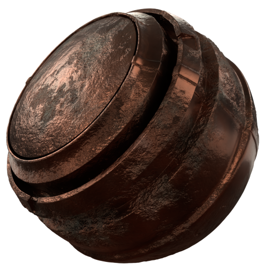 Dirty and Oxidate Copper Metal | FREE metal materials | BlenderKit