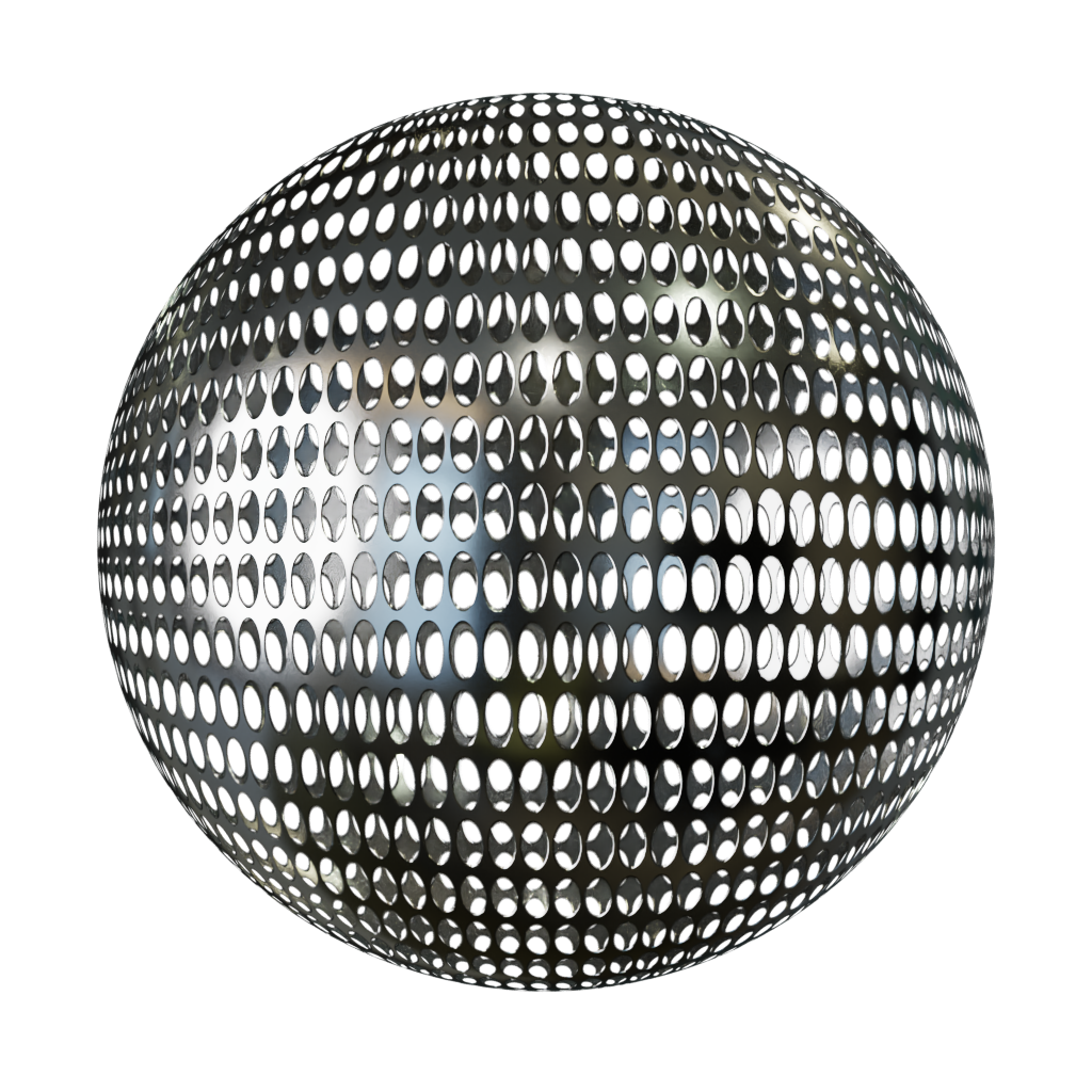 Procedural grid | FREE metal materials | BlenderKit