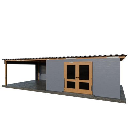 Studio Shed 3 | FREE Private Buildings models | BlenderKit
