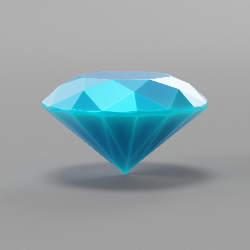 Diamond lowpoly | FREE Miscellaneous models | BlenderKit