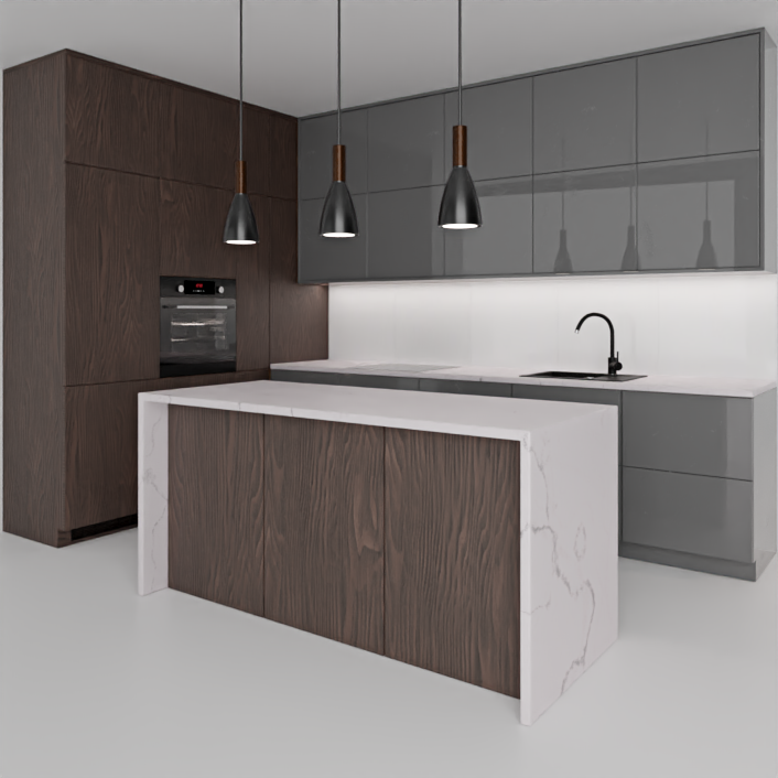 Kitchen set | Kitchen Sets models | BlenderKit