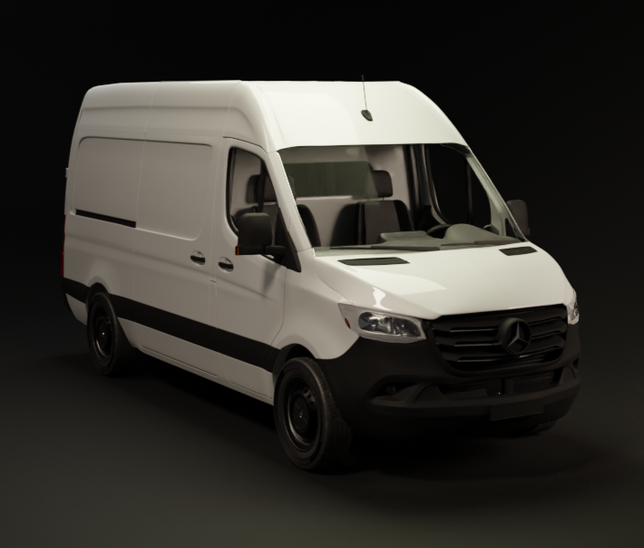 Benz van | Vans models | BlenderKit