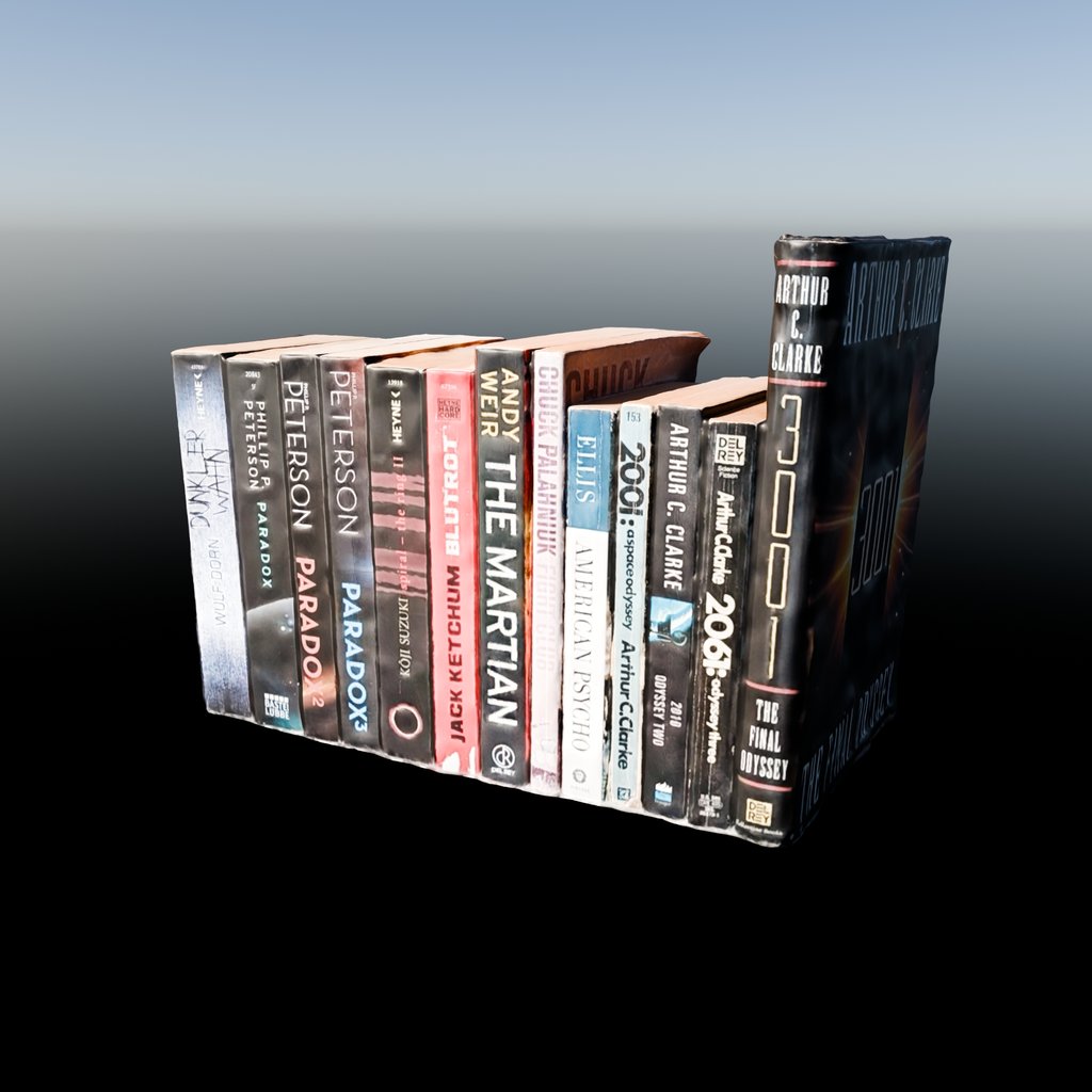 Block of multiple sci-fi books | FREE Books models | BlenderKit