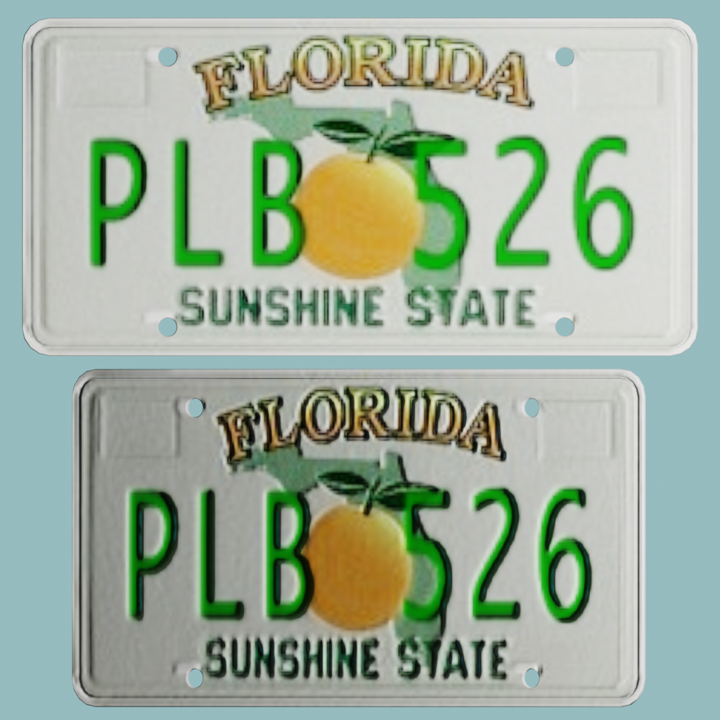 BlenderKit | Download the FREE Florida Licence plate PL model