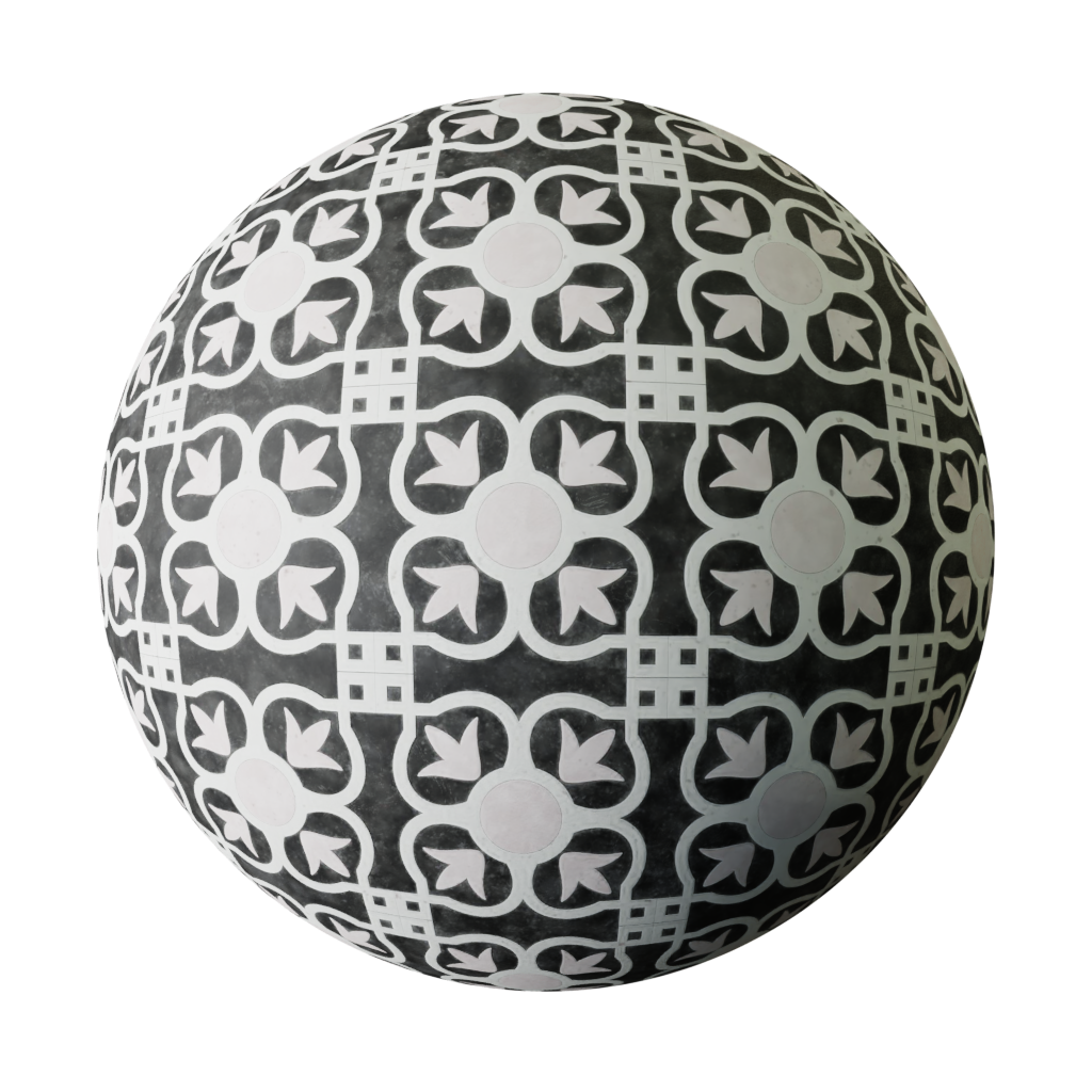 Stylish ancient tiles checker | FREE tiles materials | BlenderKit