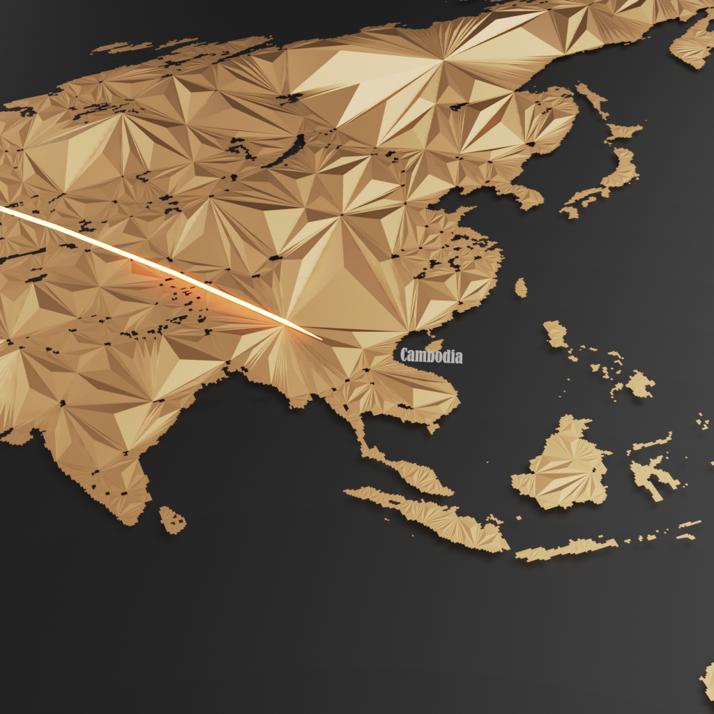 Flying Map Animation Abstract Design | FREE templates scenes | BlenderKit