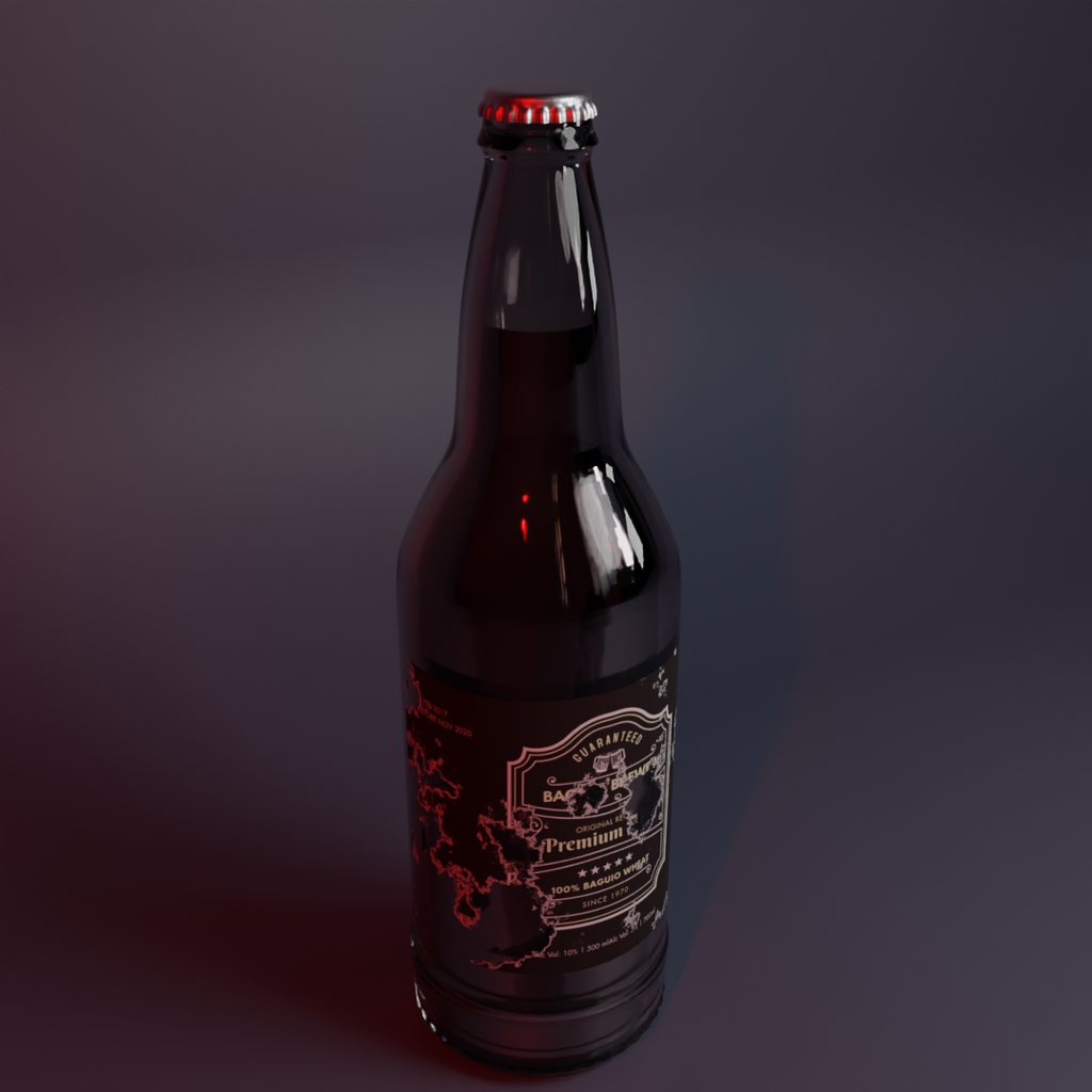 BlenderKit | Download the FREE Beer bottle model