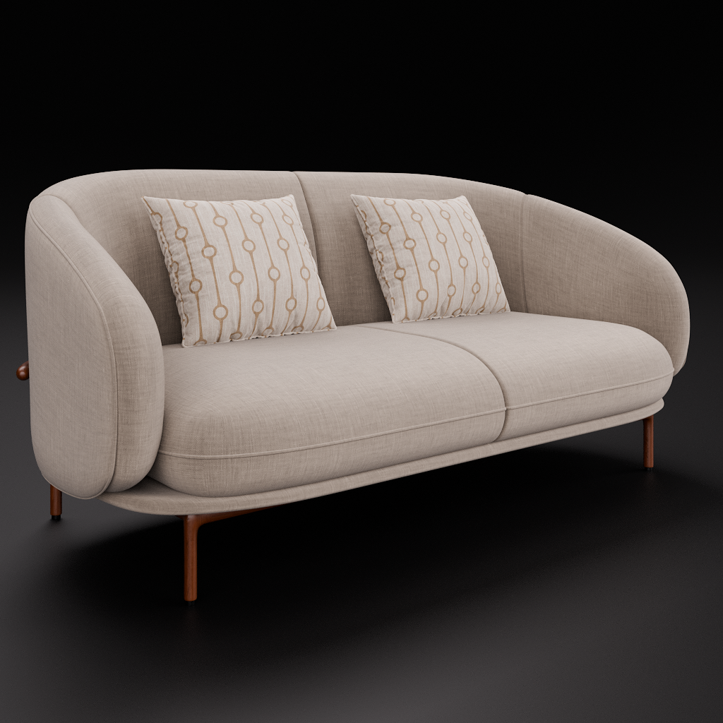 Sofa Mela Lounge | Sofas models | BlenderKit