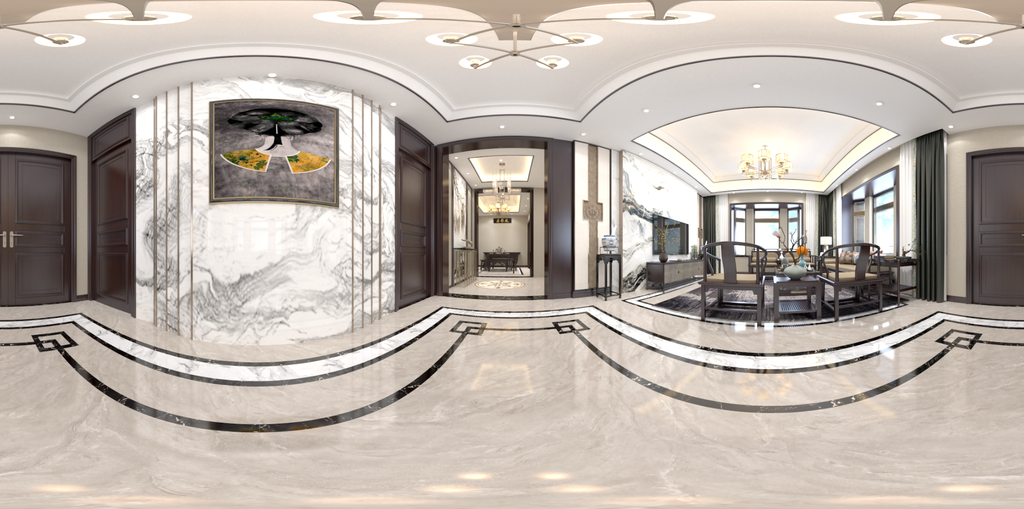 Living room | FREE Interiors HDRis | BlenderKit