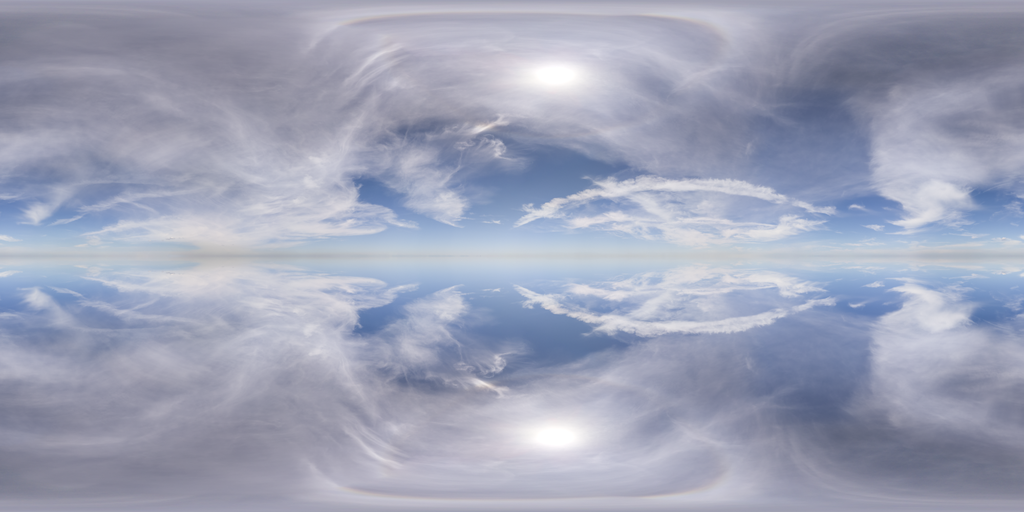 Infinite Real Sky - Blue Clouds Day | Nature HDRis | BlenderKit