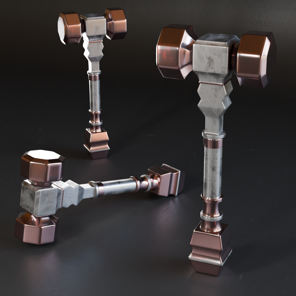 MK BaseMesh mace-18 | Historical Weapons models | BlenderKit