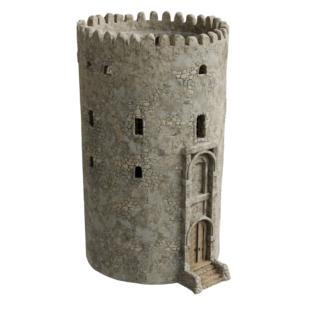 Medieval fortress | Historic Buildings models | BlenderKit