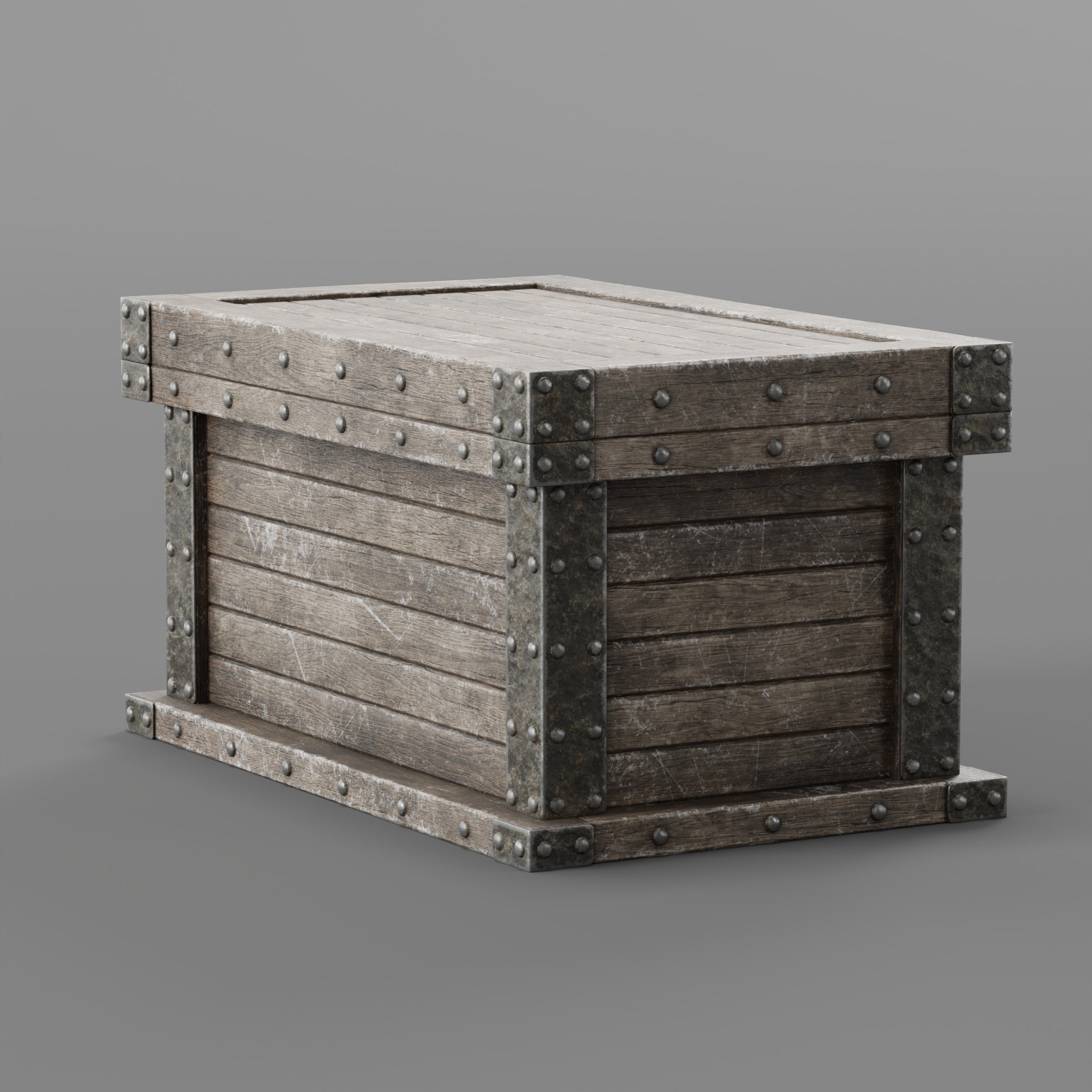 Wooden chest | Interior Design models | BlenderKit
