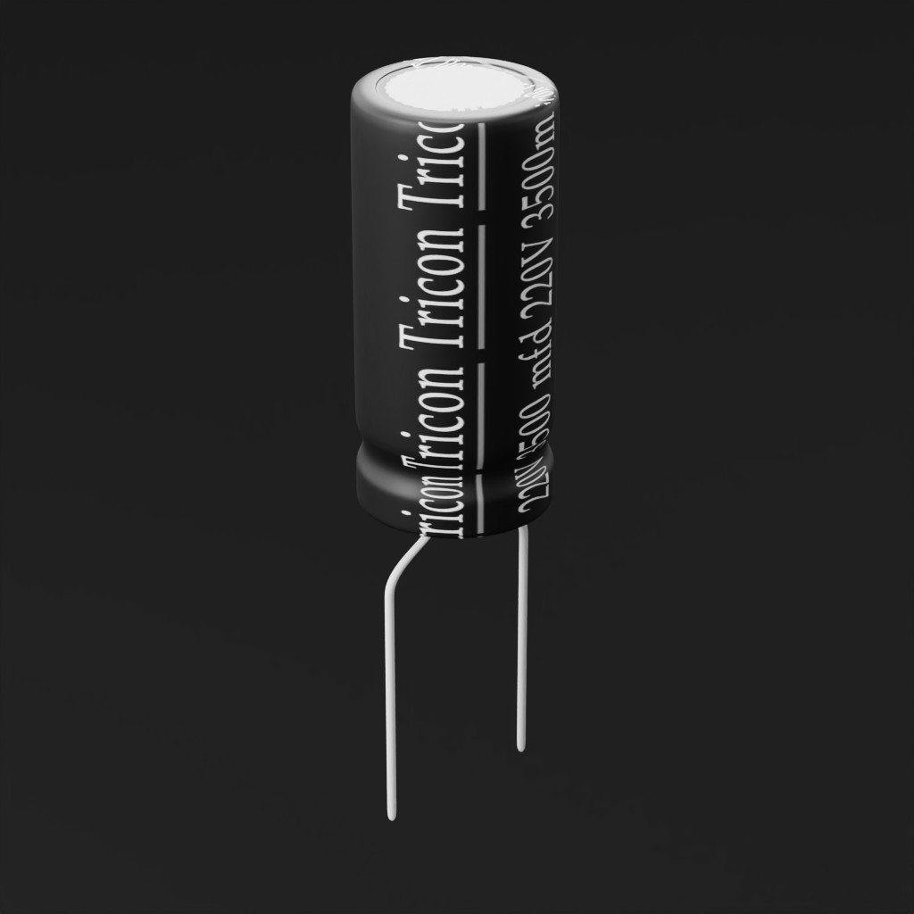 Electrolytic capacitor 3500mfd | Miscellaneous models | BlenderKit
