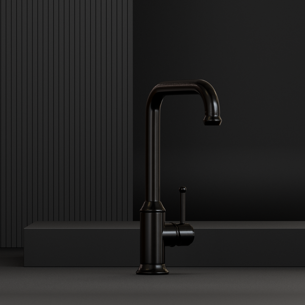 Modern kitchen faucet | Kitchen Faucets models | BlenderKit